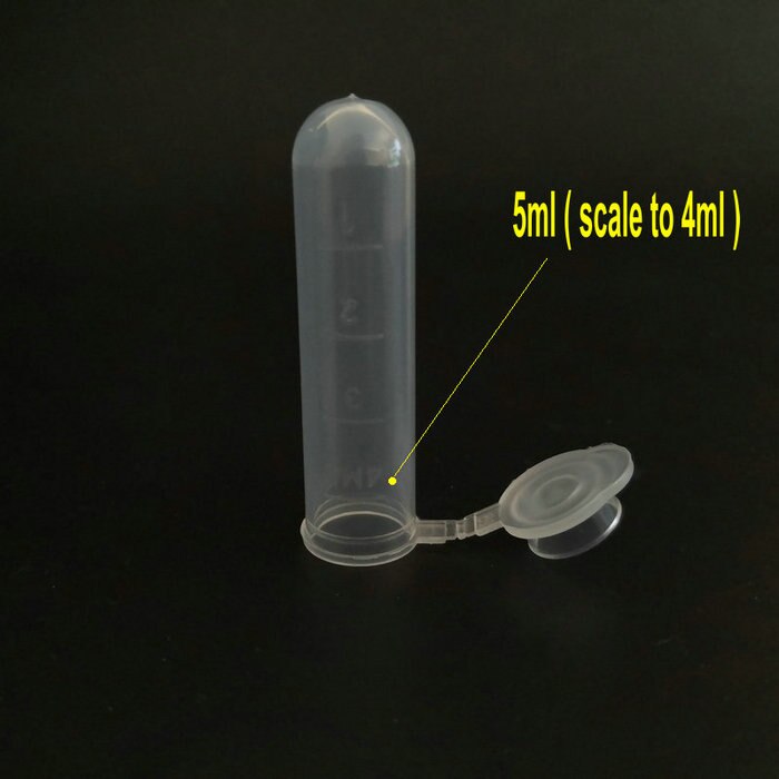 300pcs 5ml Sample container Test Tubing Vial Plast... – Vicedeal