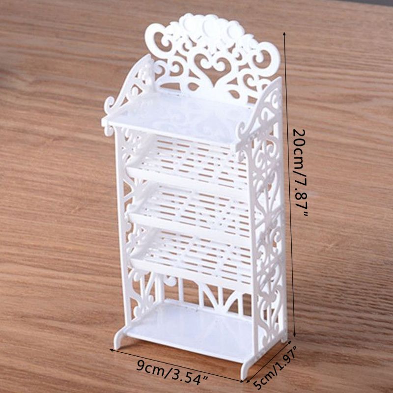 Doll Shoes Rack Floral Hollow Shoe Holder Storage ... – Vicedeal