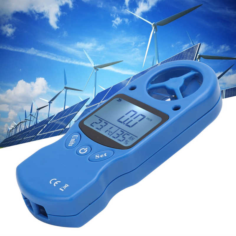 Wind Speed Meter Mini Handheld Digital Anemometer ... – Grandado