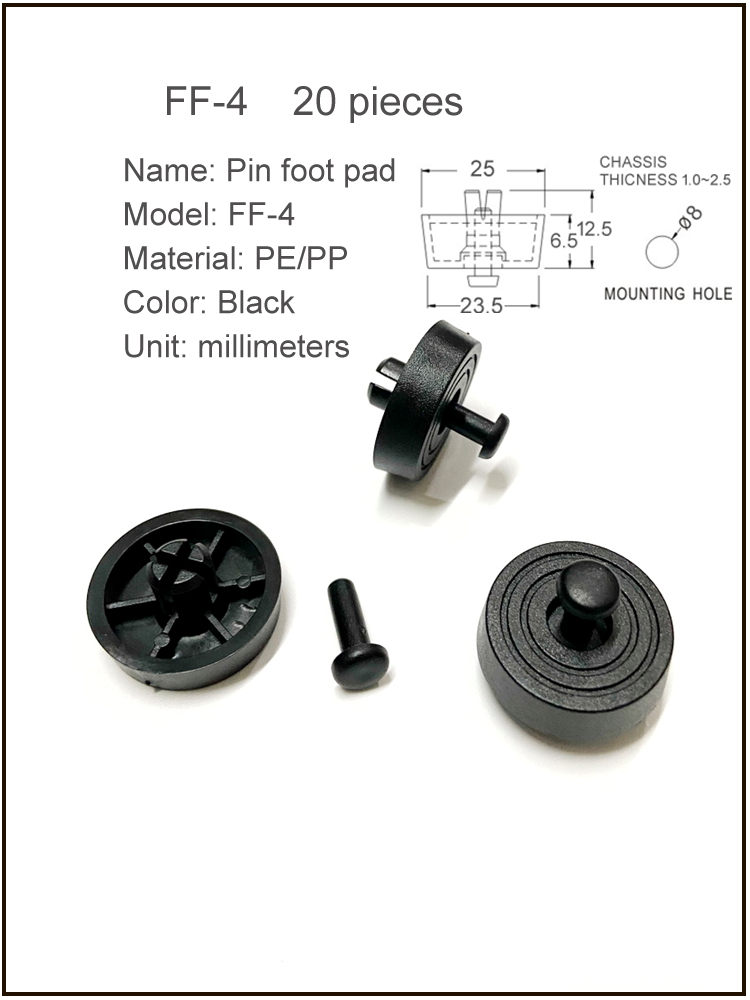 Screw Free Installation Of Black Hard Plastic Pin ... – Grandado