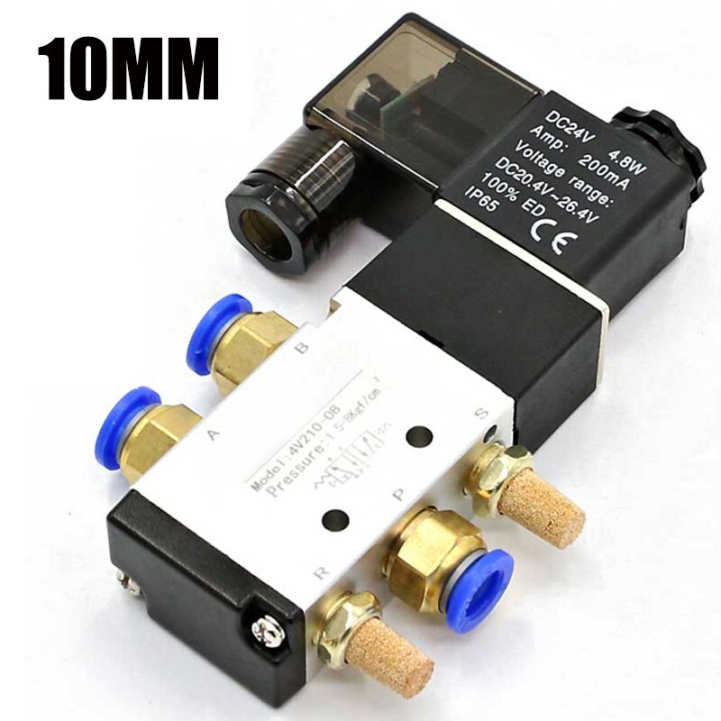 Pneumatic Electric Solenoid Valve 5 Way 2 Position... – Vicedeal