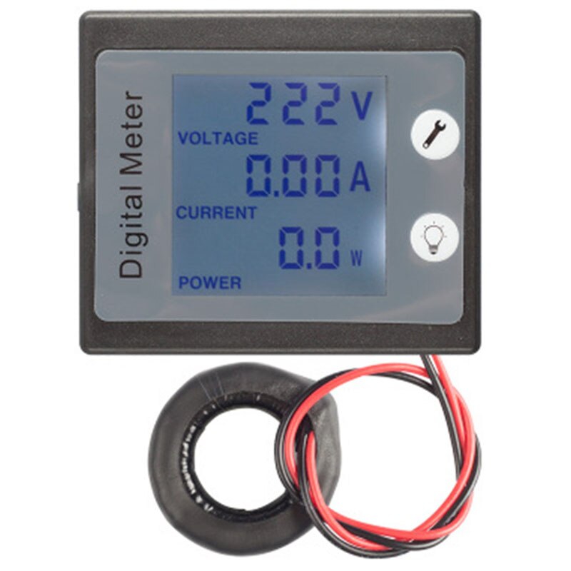 AC Single Phase Digital Panel Voltmeter Ammeter 22... – Grandado