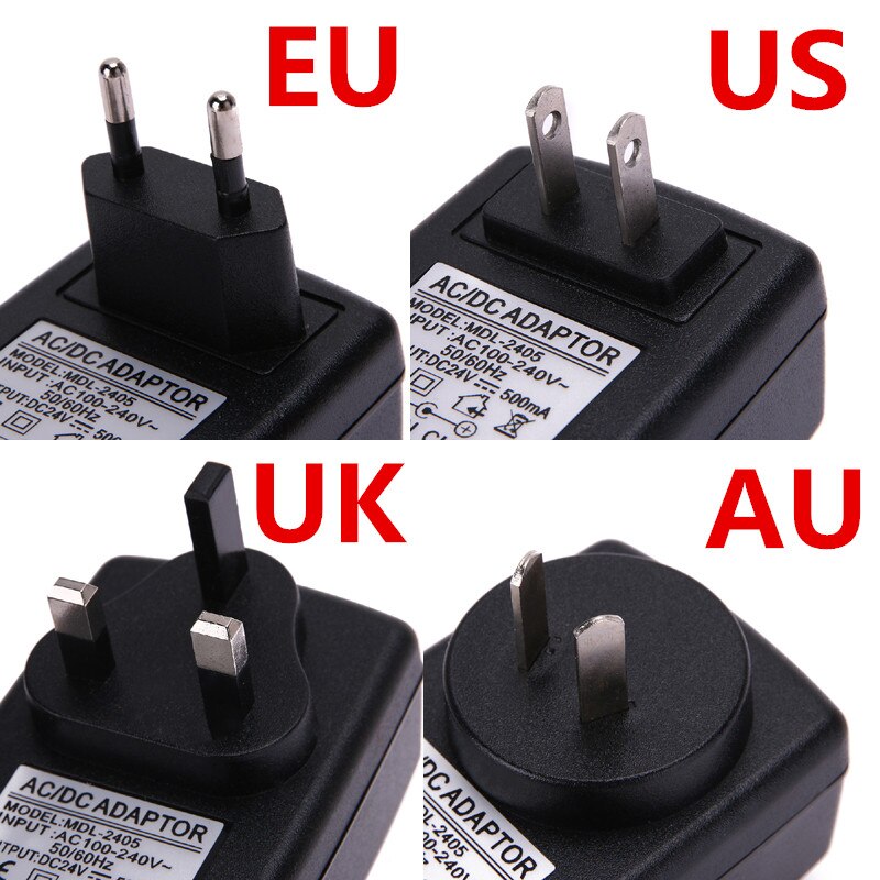 Eu uk au us plug ac 220v till dc 16v 1500ma omva... – Grandado