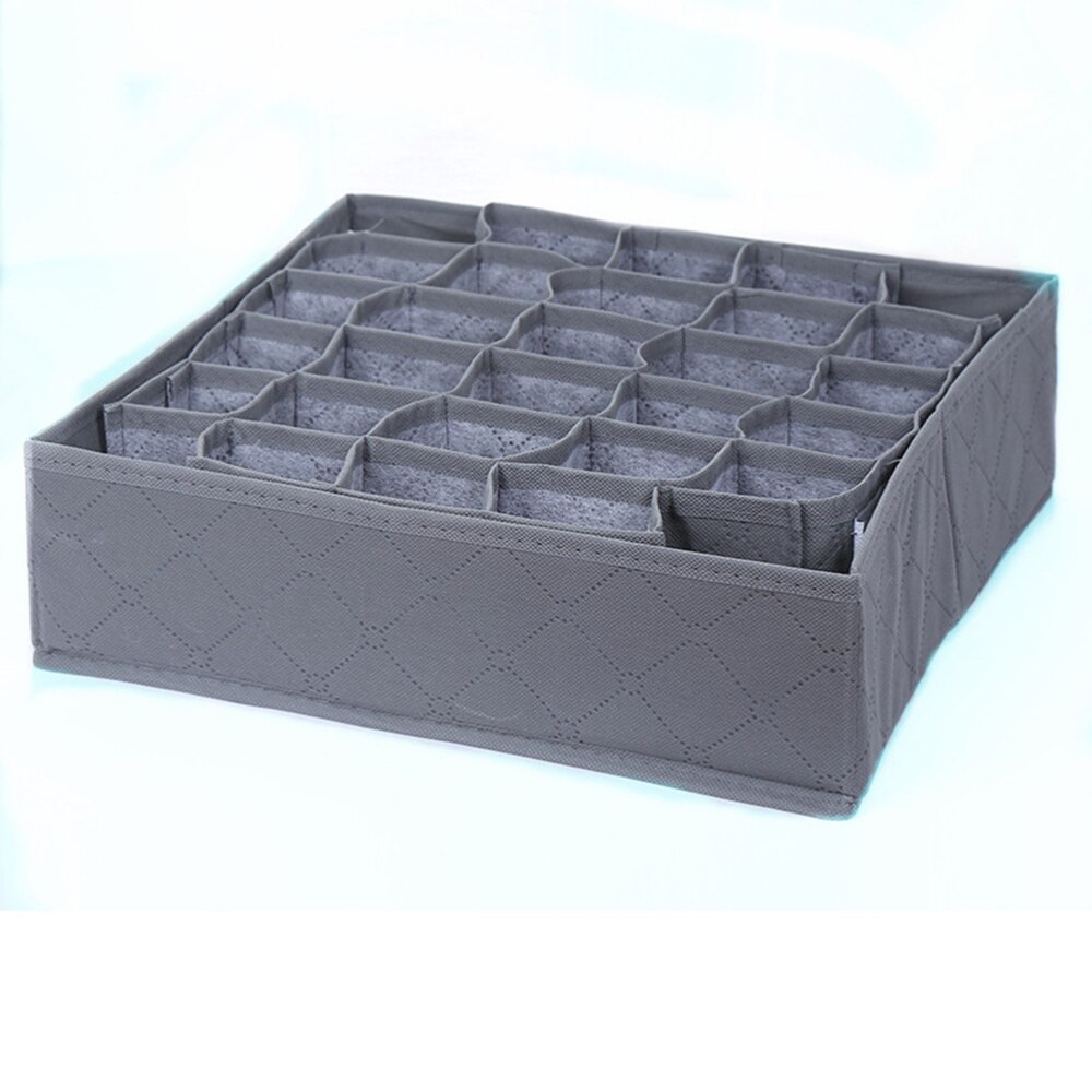 30 Grid Collapsible Storage Boxes Underwear Closet... – Vicedeal