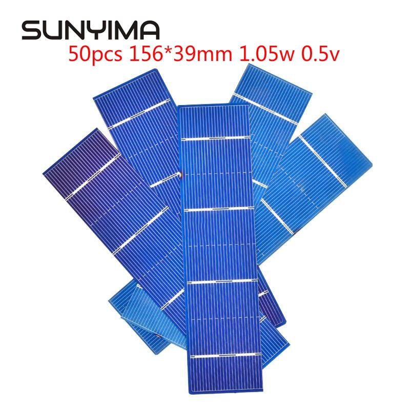 SUNYIMA, 50 Uds., 156x39mm, 1,05 w, 0,5 v, de sili... – Grandado