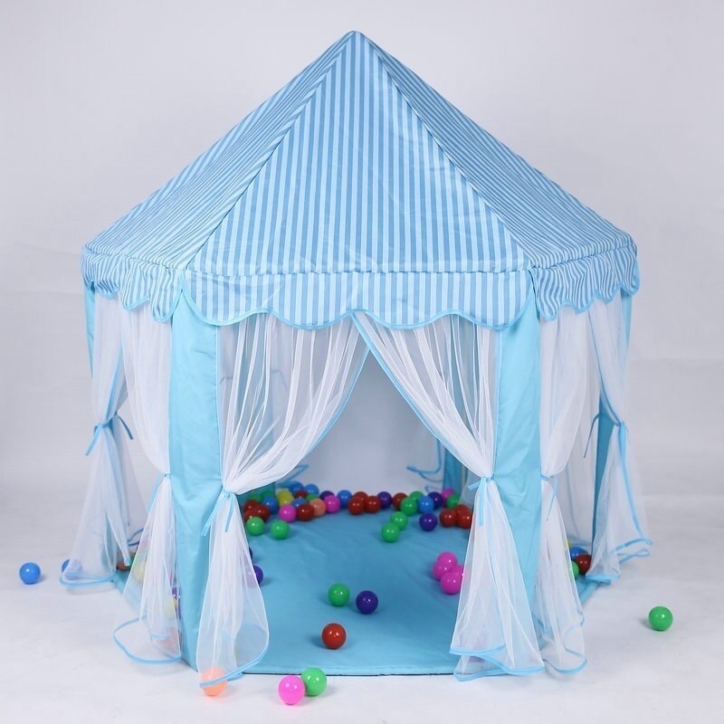Portable Hexagon Princess Castle Play House Castle... – Grandado