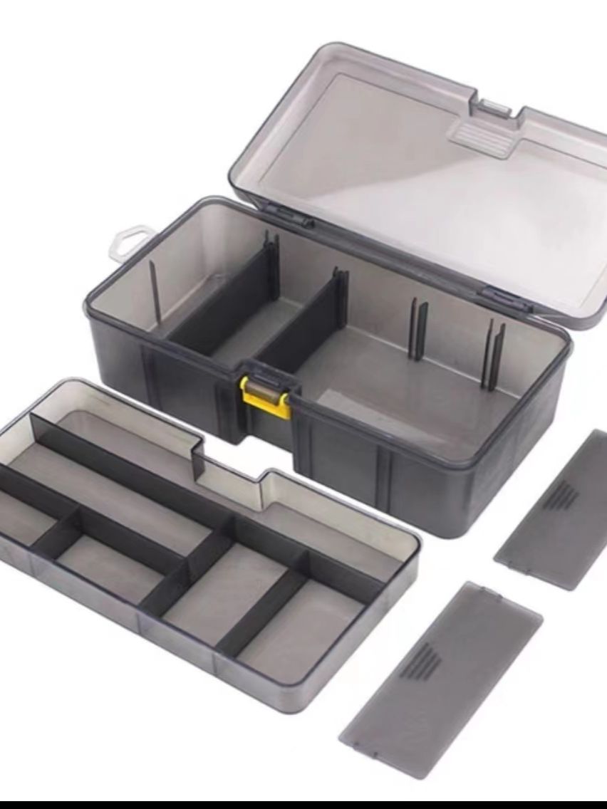 Multi-division Dual Layer Tool Storage Box Multifu... – Vicedeal