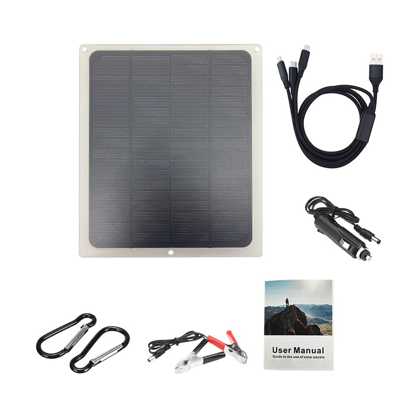 20W 18V Zonnepaneel Kit Compleet Met Controller Dr... – Vicedeal