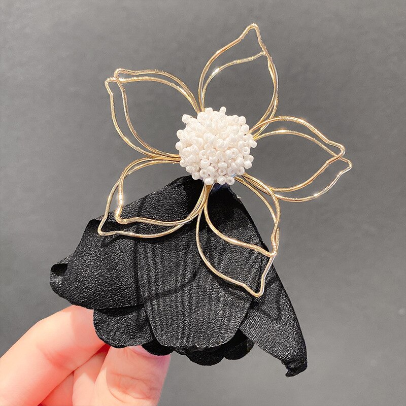 Vrouwen Vintage Hollow Out Metalen Bloem Doek Bloe... – Grandado