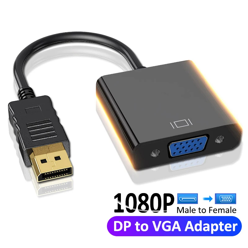DisplayPort Display Port DP to VGA Adapter Cable F... – Grandado