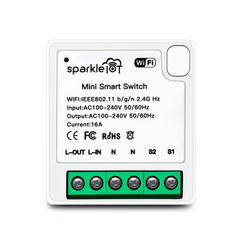 16A Tuya Mini Wifi Smart Switch 2-way Control Wire... – Vicedeal