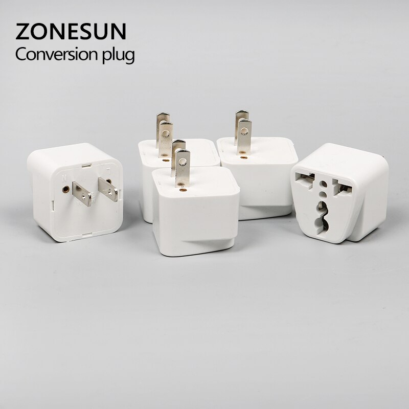 5PC White Universal EU GER AU CHN Plug Adapter Eur... – Grandado