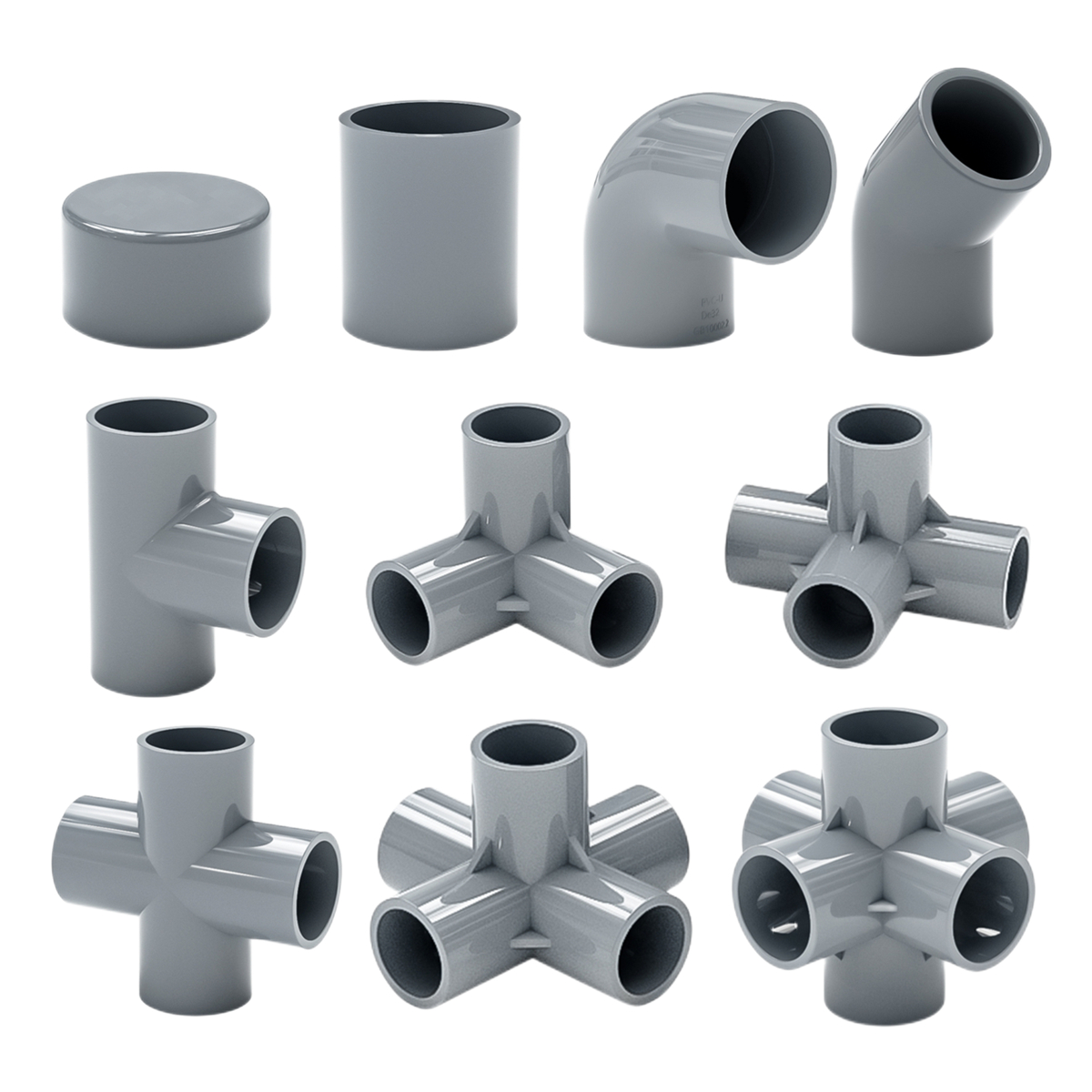 Conector de tubería de PVC de 20/25/32mm, unión en... – Grandado