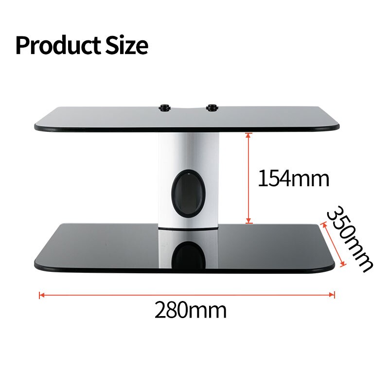 2Tiers AV Shelf Stand for AV Receiver Set-top Boxe... – Vicedeal