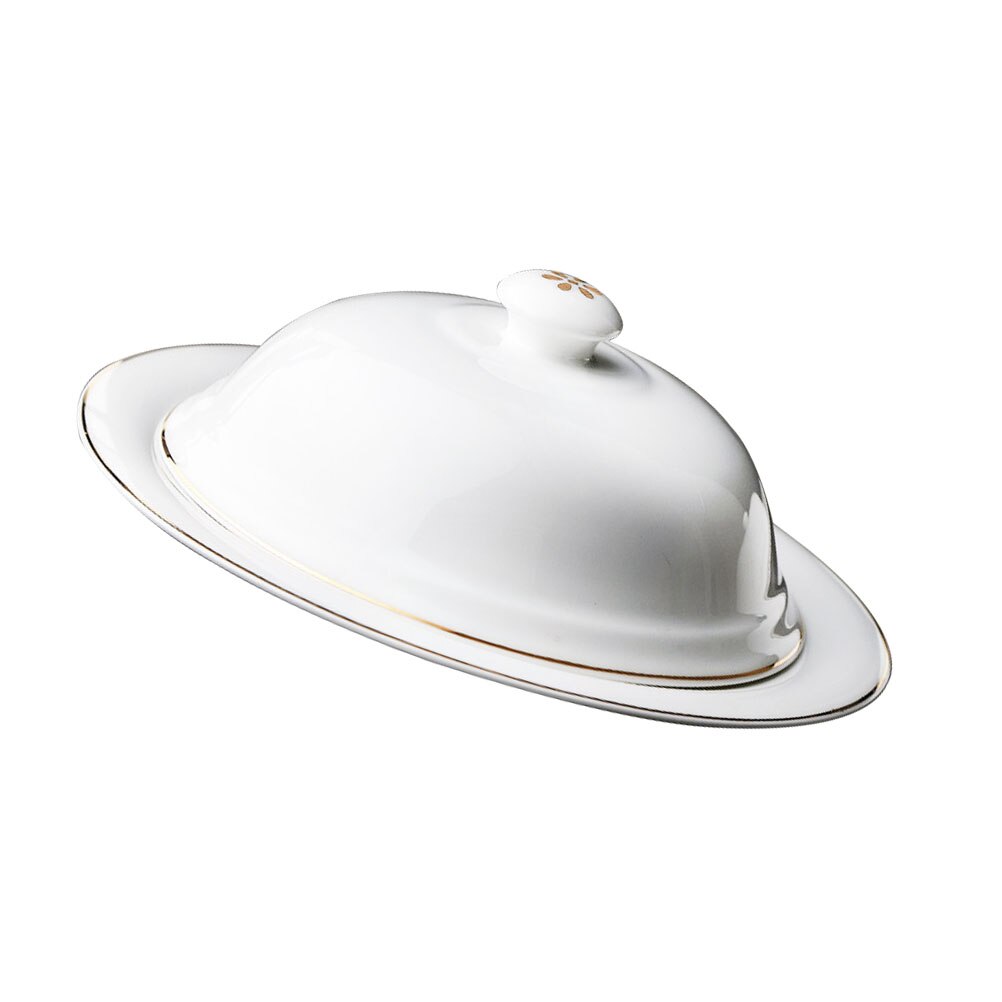 1 Set Plate Ceramic Pastry Plate Plate With Lid Fr... – Vicedeal