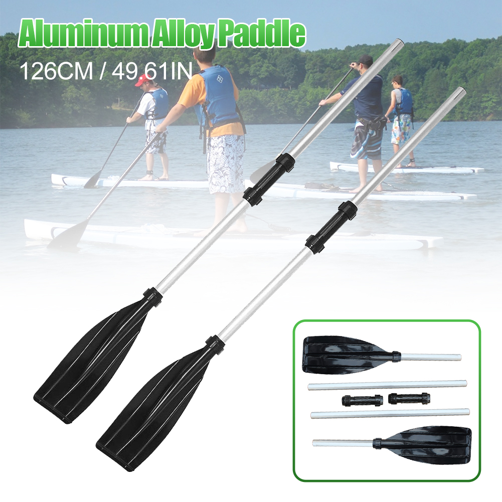 2Pcs Aluminium Boat Paddles 126cm Detachable Quick... – Grandado