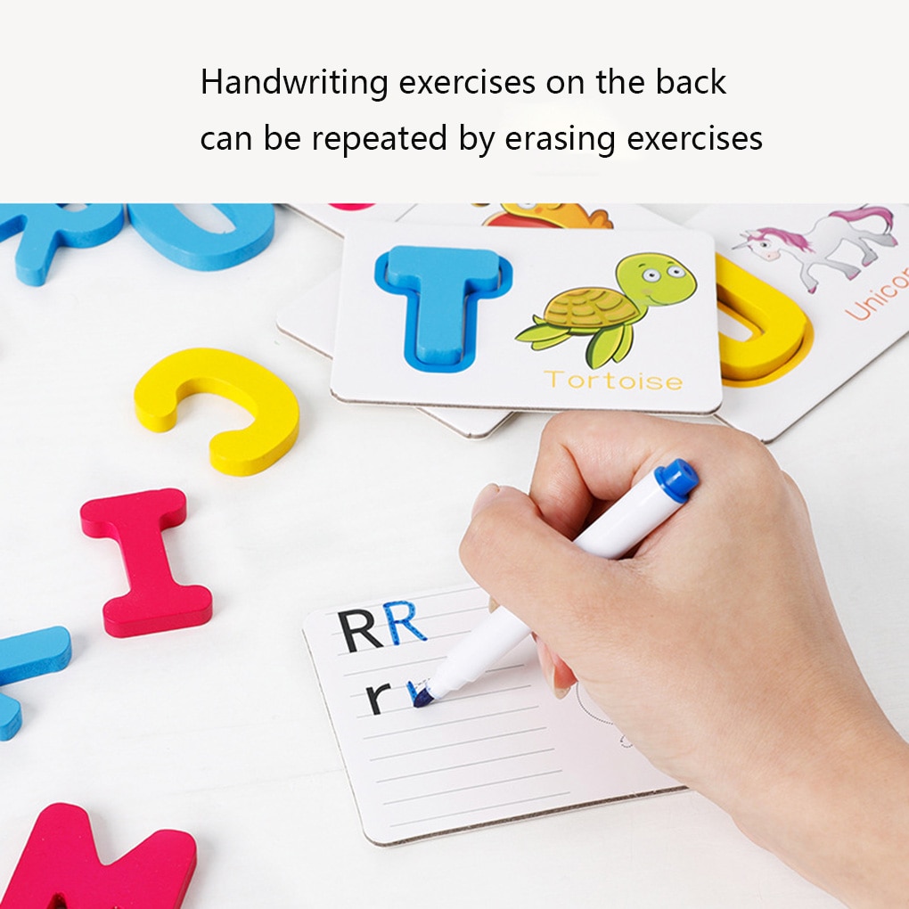 Kids Alphabet Letter Learning Cards Set 26 English... – Grandado