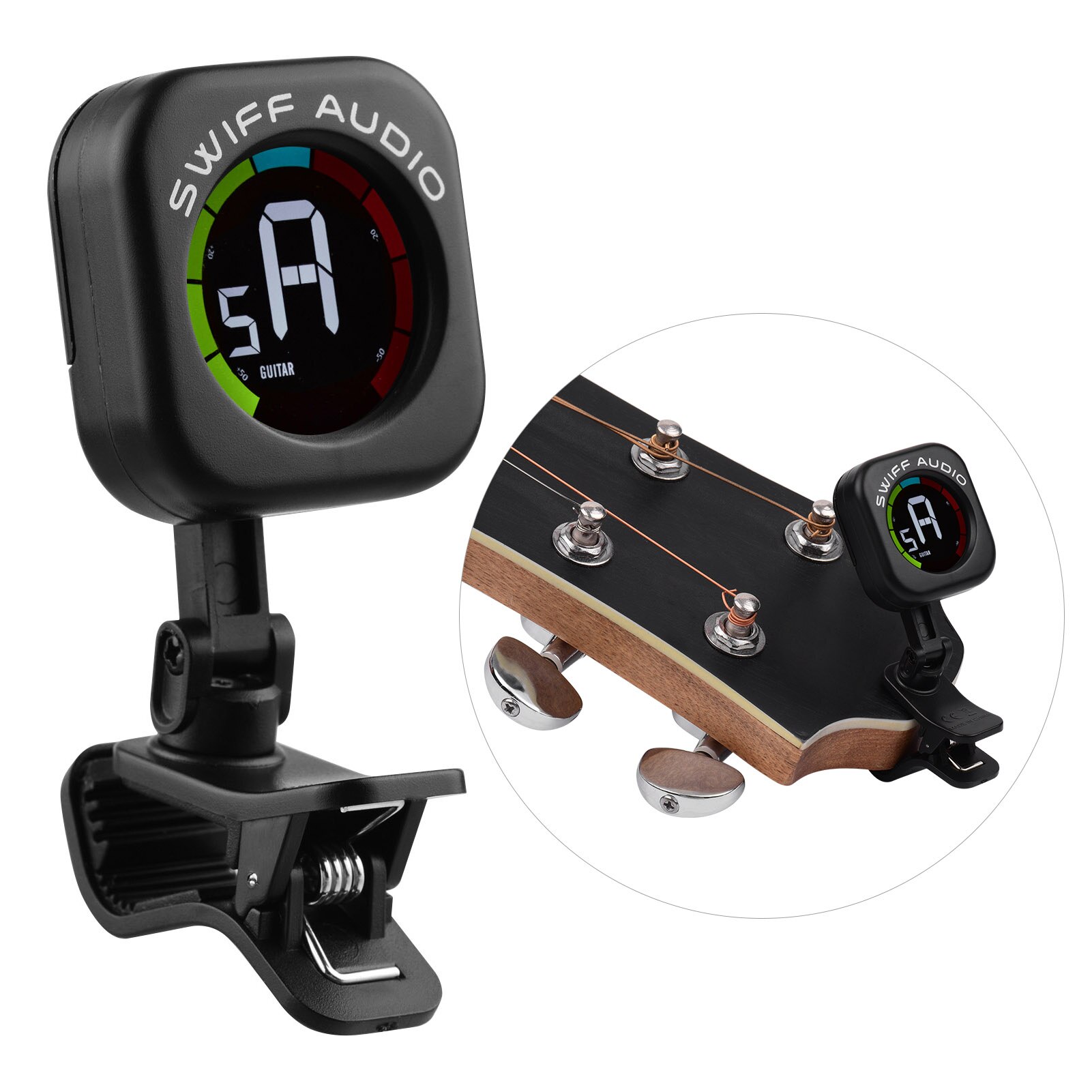 SWIFF A12-CS Mini Clip-On Tuner Colorful Screen 5 ... – Grandado