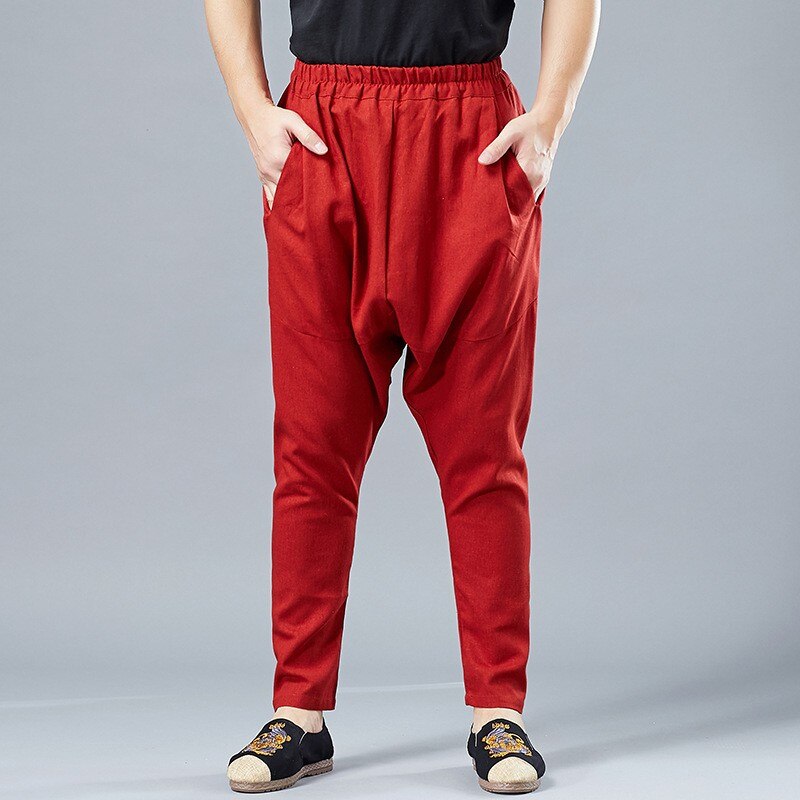 Spring Hip Hop Loose Harem Pants Men Joggers Vinta... – Grandado