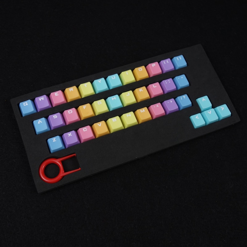 37 Keys/set Mechanical Keyboard keycaps Colorful O... – Vicedeal