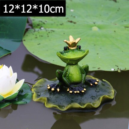 Harts flytande grodor staty groda skulptur utomhus... – Grandado