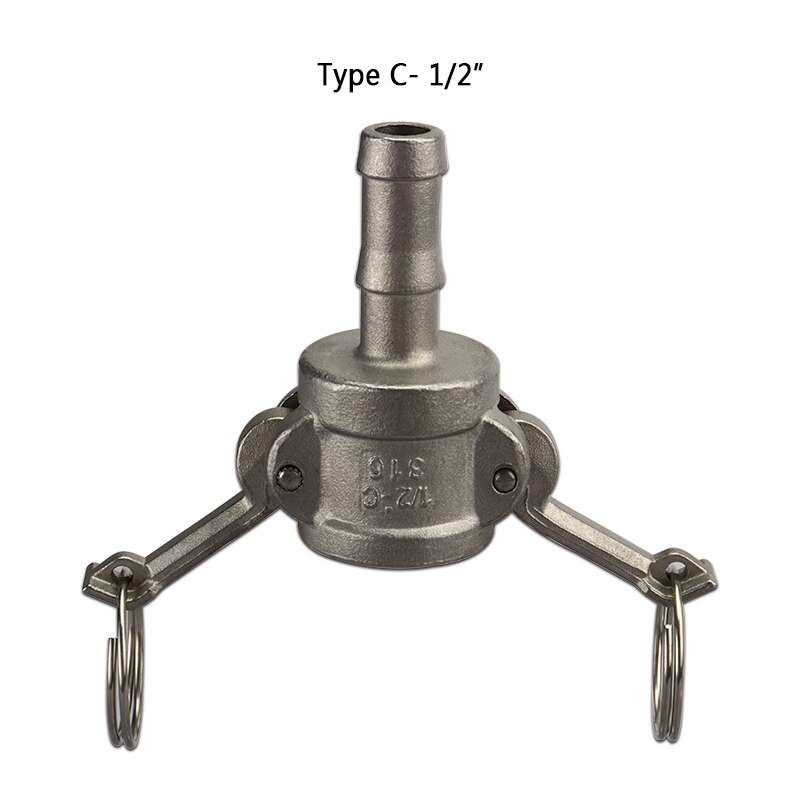 316 Stainless Steel 1/2" Camlock Quick Disconnect ... – Grandado