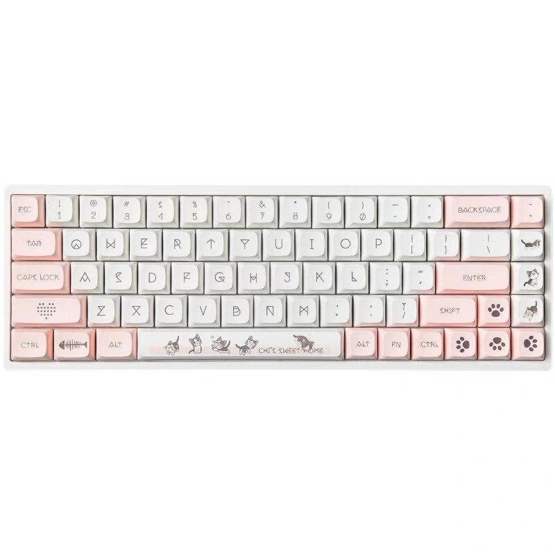 Xda keycaps 137 keys pbt dye sub keycaps söpö miao... – Grandado