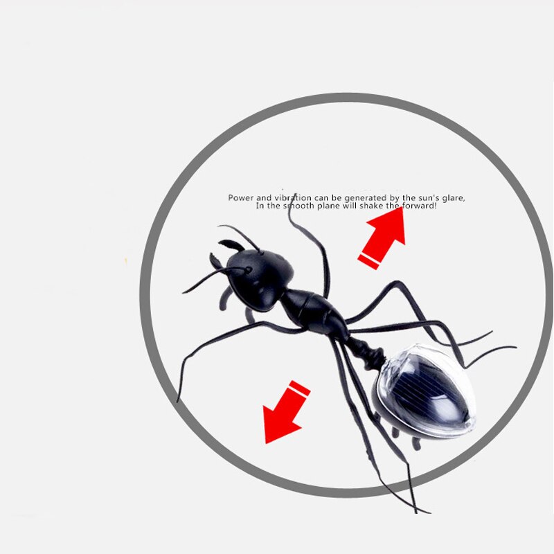 Kids Solar Toys Power Energy Solar Ant Black Child... – Vicedeal