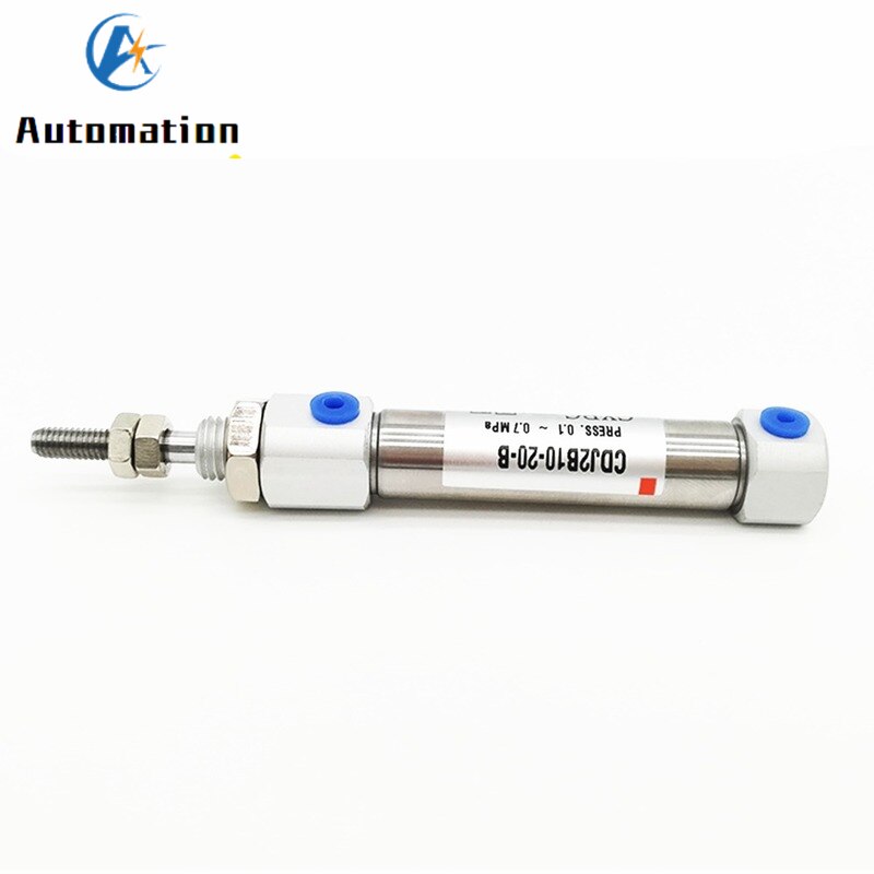 Mini cilindro pneumático tipo cdj2b, haste única d... – Vicedeal