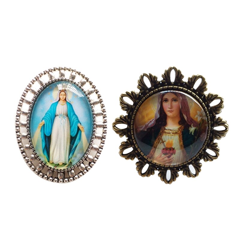 Broche Retro de Madre María, adorno de ropa, acces... – Grandado