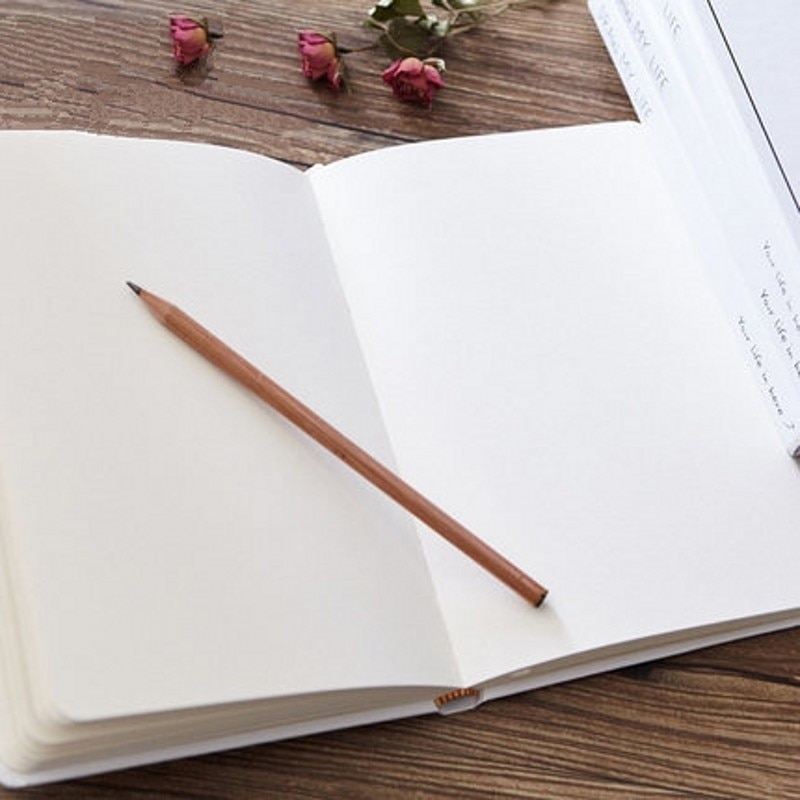 Draw My Life Korea Stationery Blank Notebook A5 Sk... – Grandado