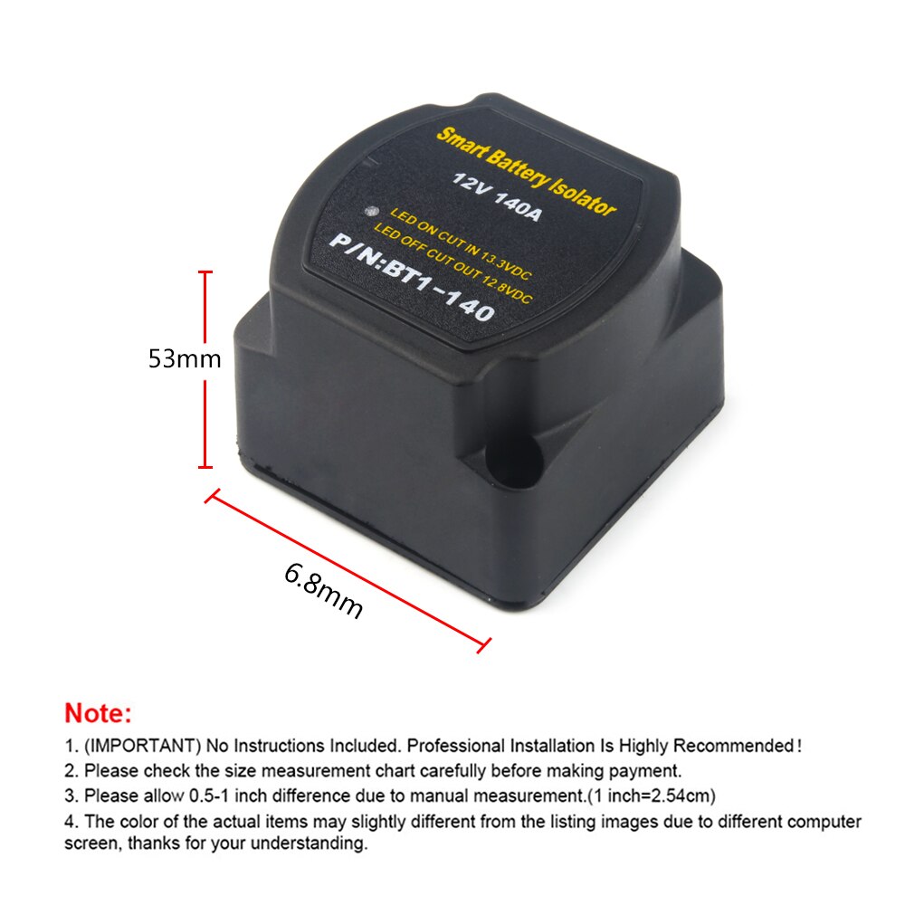 12V 140A Voltage Sensitive Relay Battery Isolator ... – Grandado