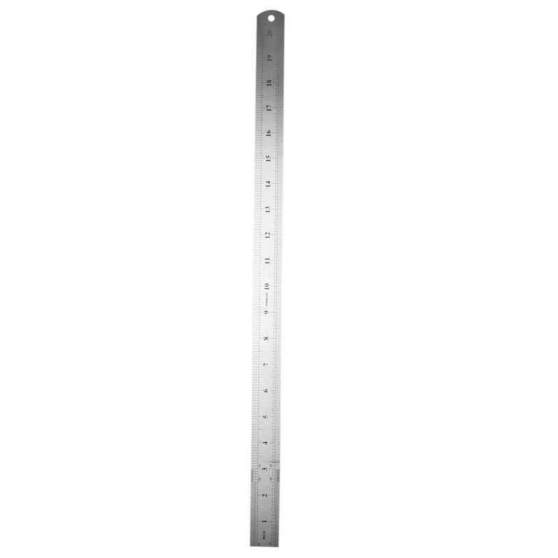 Groove Right Stainless Steel Metric Ruler 50 cm St... – Grandado