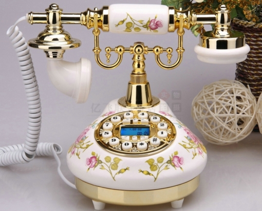 Ceramic rustic antique telephone home vintage tele... – Vicedeal