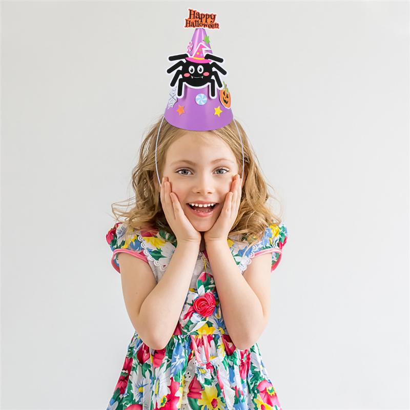 10pcs Kid'S Party Cartoon Hats Party Cap DIY Paper... – Vicedeal