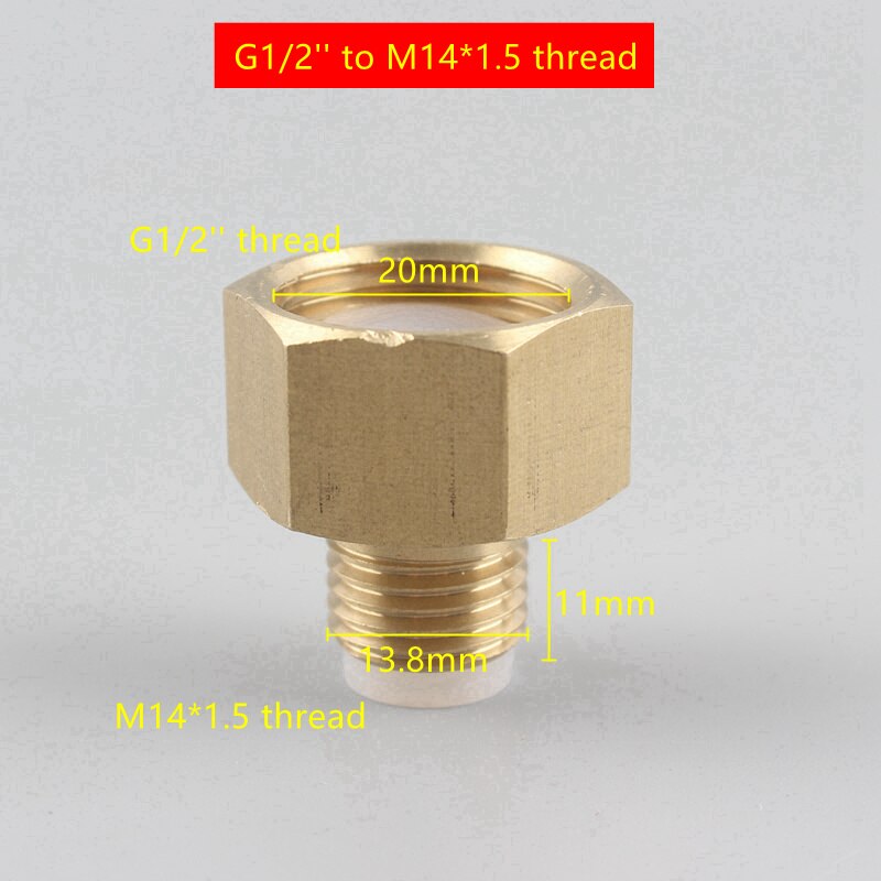 Messing Auto Wasmachine Manometer Adapter G1/2 ... – Grandado