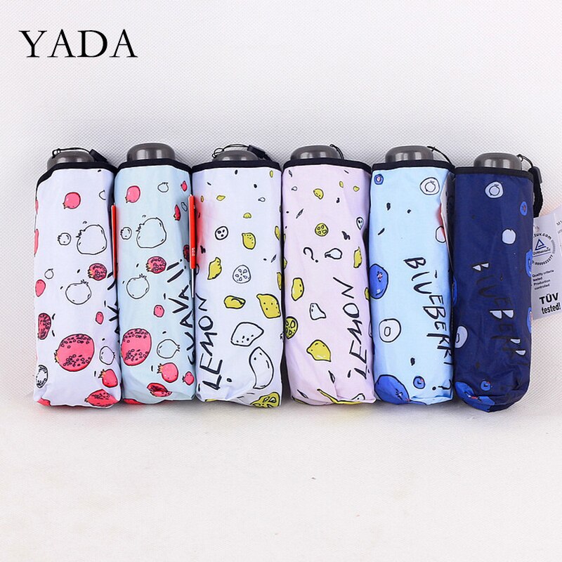 YADA Ins Fruit Lemon Pattern 5-Folding Rainy Mini ... – Vicedeal