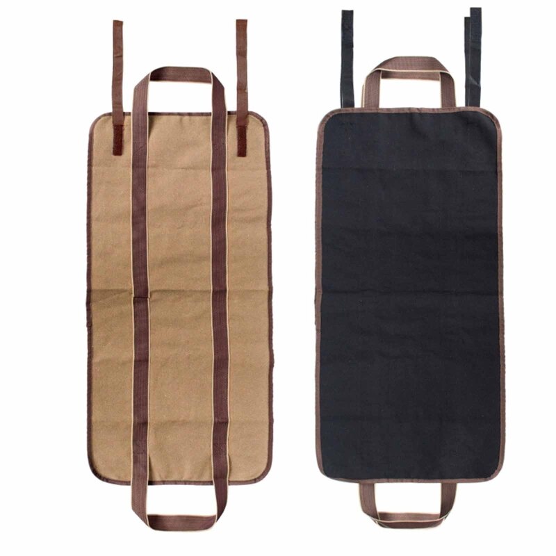 Supersized Canvas Firewood Wood Carrier bag Log Ca... – Vicedeal