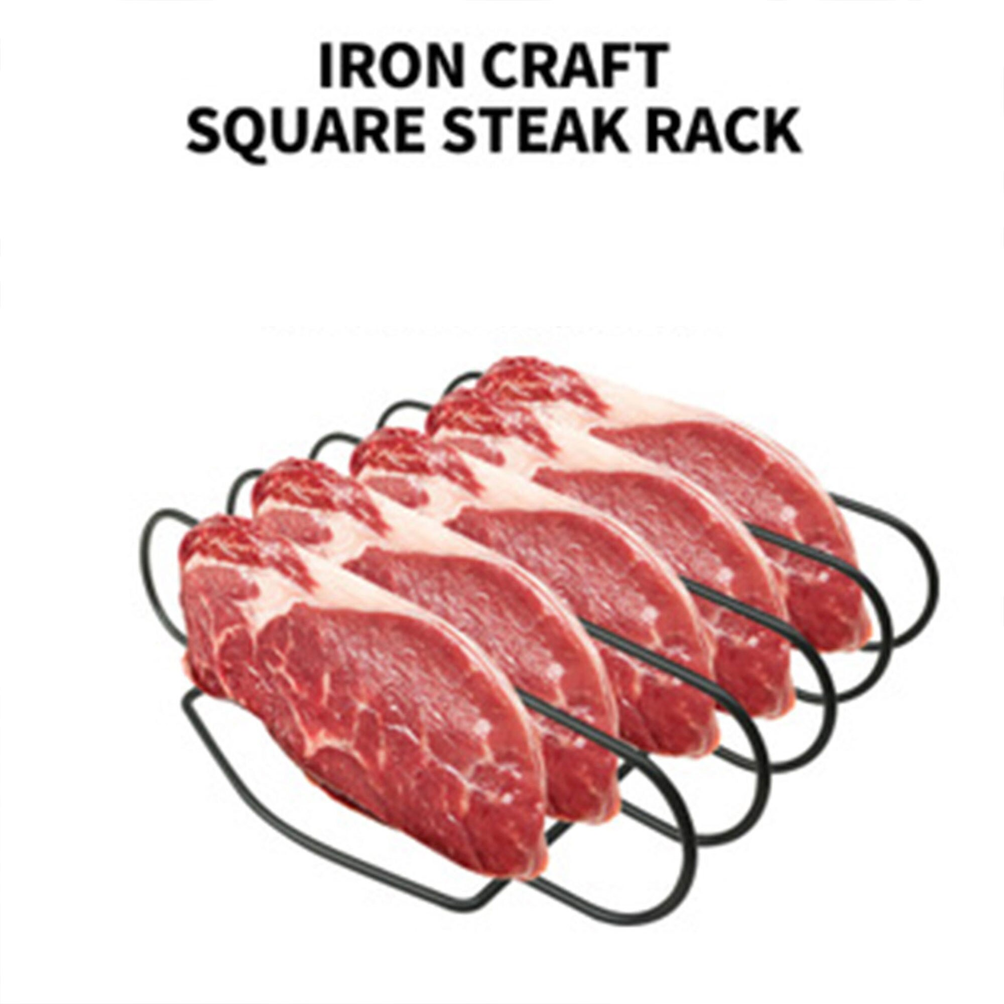 Non-Stick Stainless Steel Steak Rack Stand Holders... – Vicedeal