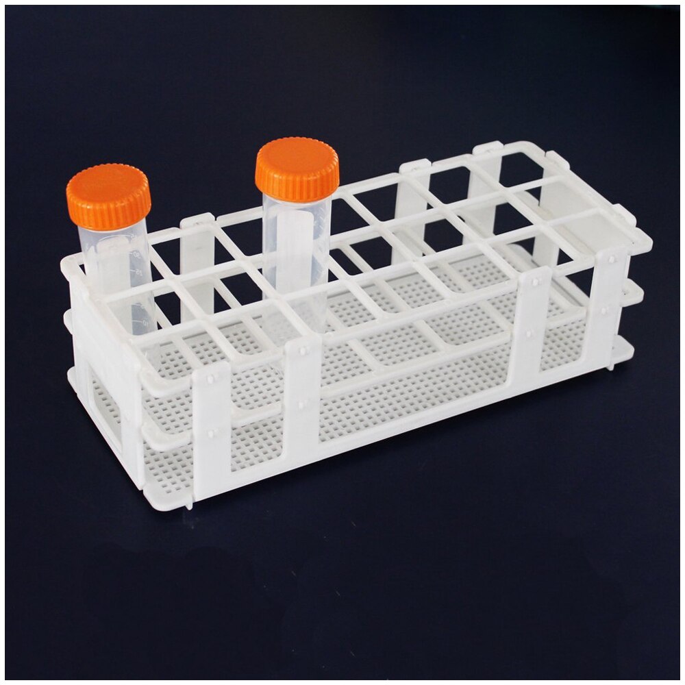 Plastic Test Tube Rack for 30mm Tube, 21 Well, Whi... – Vicedeal
