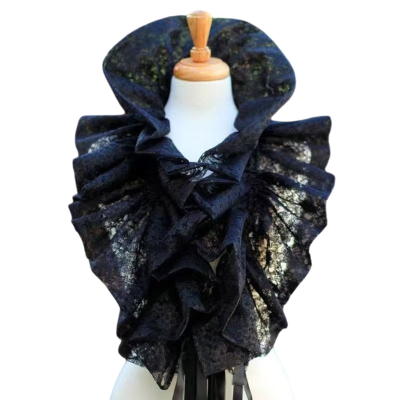 Vintage Victorian Ruffled Shrug Shawl Boleros Fals... – Grandado