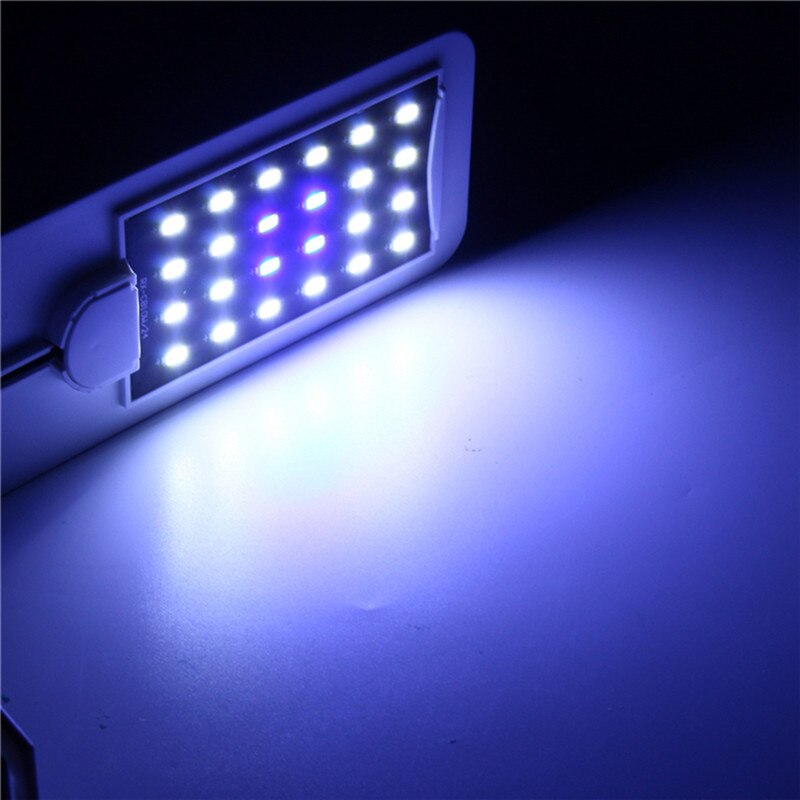 Blue White Led Aquarium Lights Clip On Fish Tank L... – Grandado