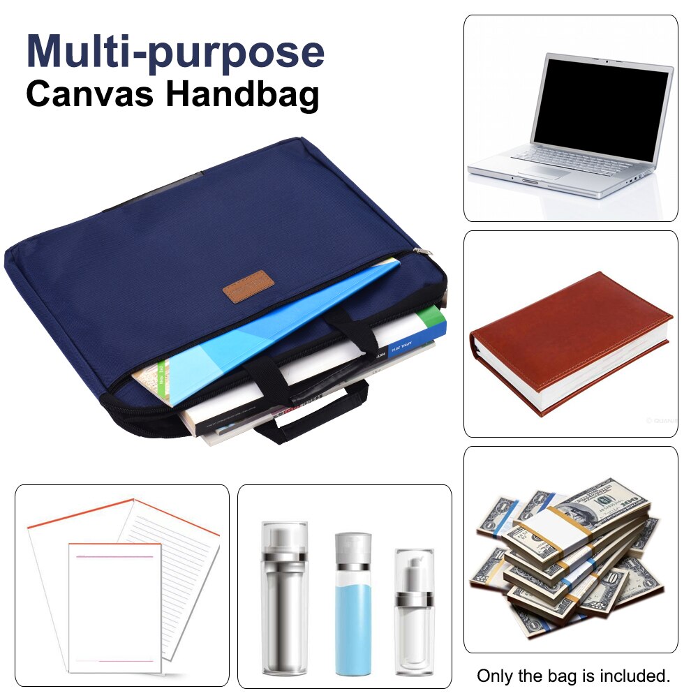 Big Capacity Double Layers Document Holder Zipper ... – Vicedeal