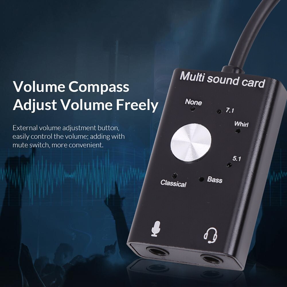 USB External Sound Adapter 7.1 Channel 3D Surround... – Grandado