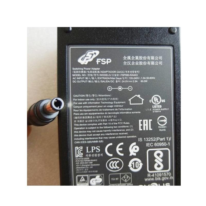 Echt Fsp FSP060-RAAK3 24V 2.5A 60W 5.5X2.5Mm Ac Ad... – Vicedeal