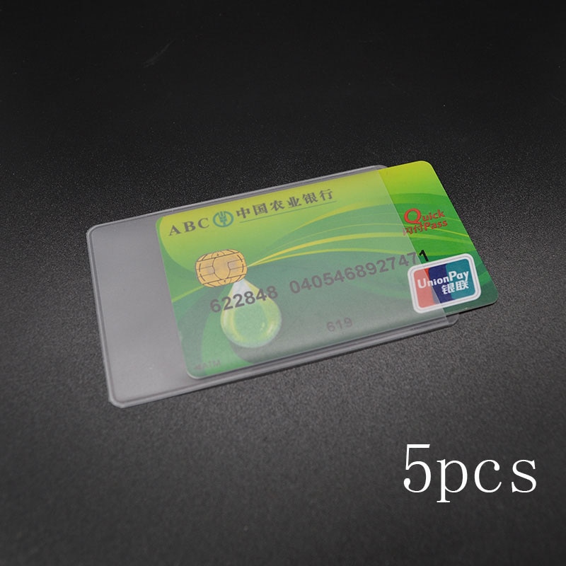 Waterdichte Transparante Pvc Credit Card Cover zac... – Grandado