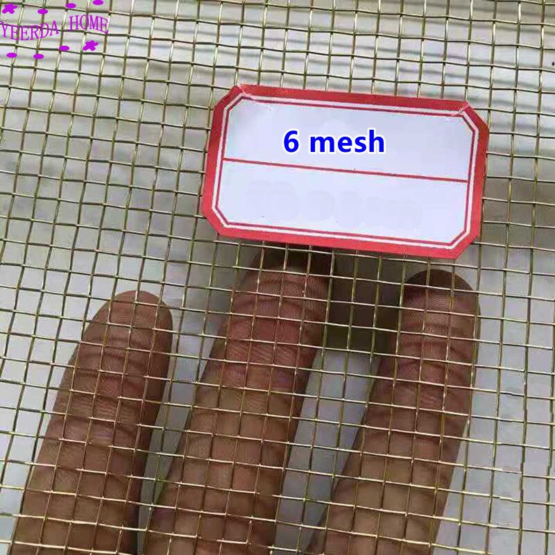 Thicked 1m width brass mesh copper wire mesh 6 12 ... – Grandado