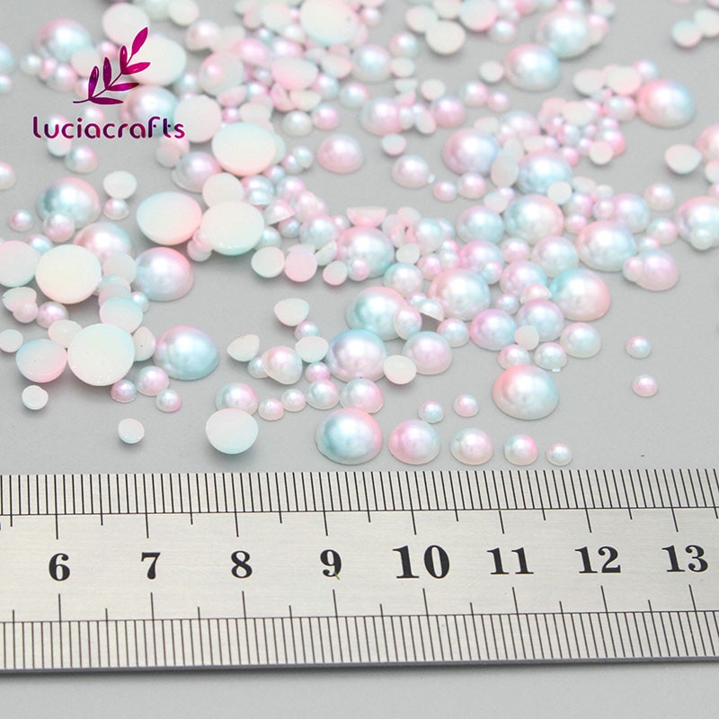 Lucia Ambachten 3/4/5/6/8Mm Half Ronde Imitatie Pa... – Grandado