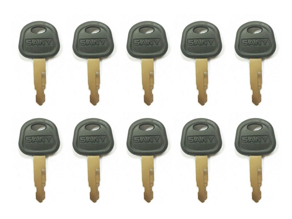 10x Heavy Equipment Ignition Key For Sany Excavato... – Grandado