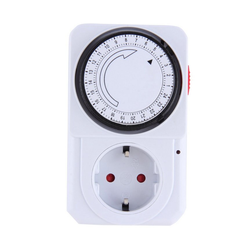 24 Hour Mechanical Electrical Plug Program Timer P... – Grandado